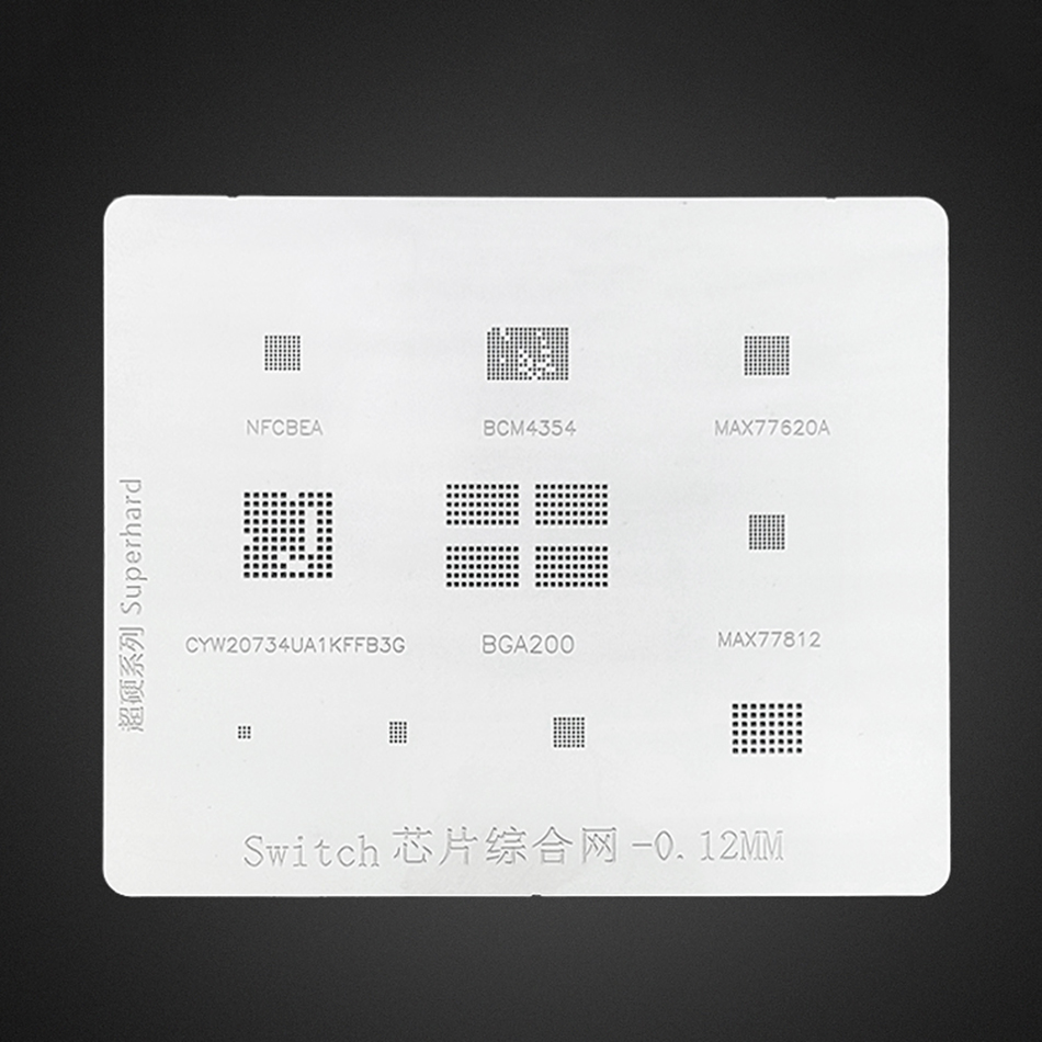 BGA200/NFCBEA/BCM4352 Rework BGA Reballing Stencil Template Set for ...
