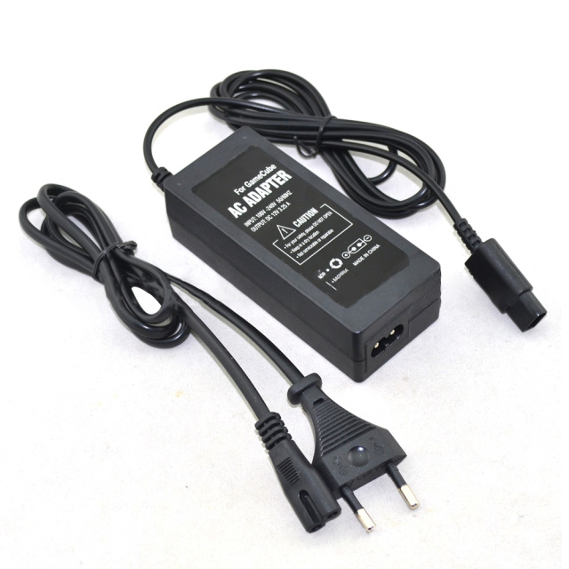 Gamecube AC Aadpater European/EU Charger with Data Charger Cable for ...