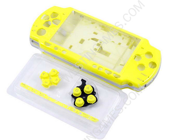 yellow psp case