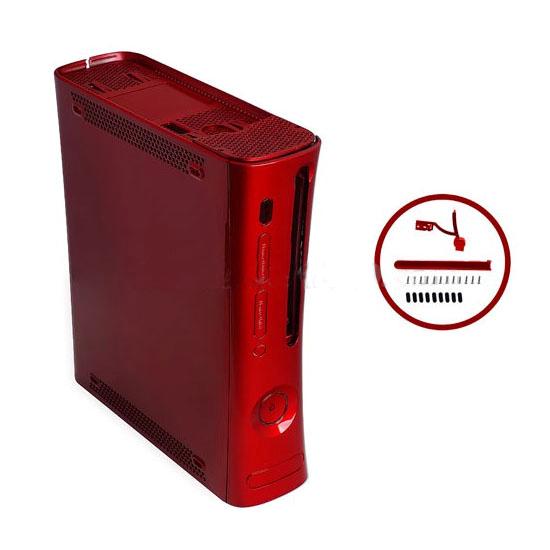 Full Console Housing Shell Case With HDMI Port Red for Xbox360 ...