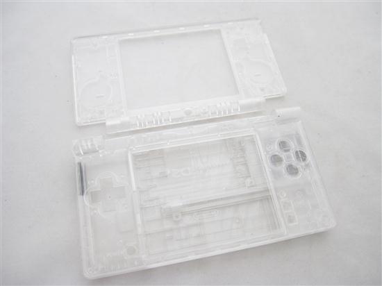 Complete Housing Shell Case Replacement Transparent White for Nintendo ...