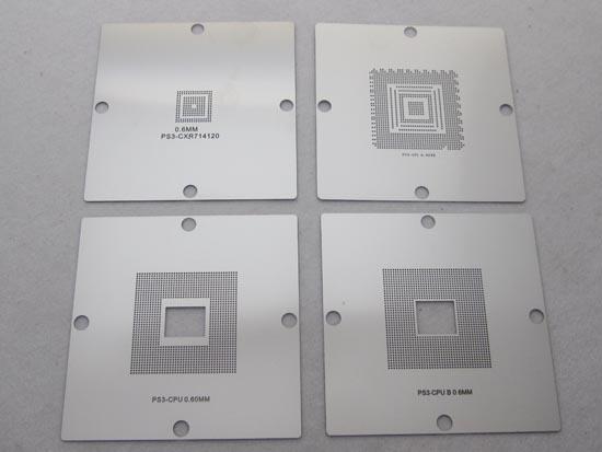 90*90MM PS3 GPU CPU BGA Reballing Stencils (4 Piece Kit) - Westingames