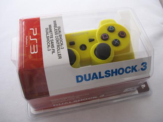 Dual Shock DualShock 3 Wireless Bluetooth SIXAXIS Controller Yellow for ...