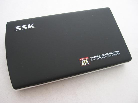 Storage Solution Black SSK SHE046 USB2.0/eSATA 2.5" HDD Enclosure Case ...