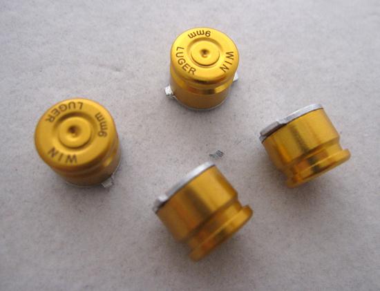 9mm ABXY Bullet Shell Button Mod Kit for PS4 PS3 PS2 Controller ...