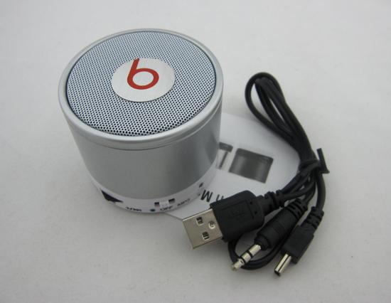 Mini Bluetooth Speaker Beatbox for Monster Beats by Dr Dre - Silver ...