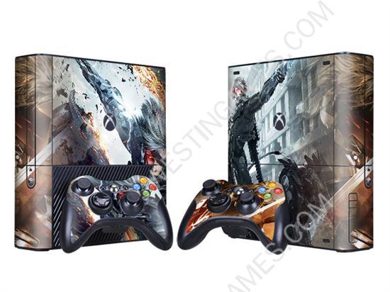 Crystal Epoxy skin Sticker Colourful for XBOX 360 E Console w/ 2 ...