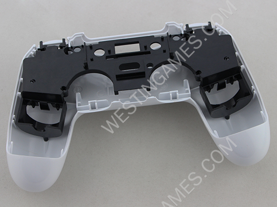 white ps4 controller shell