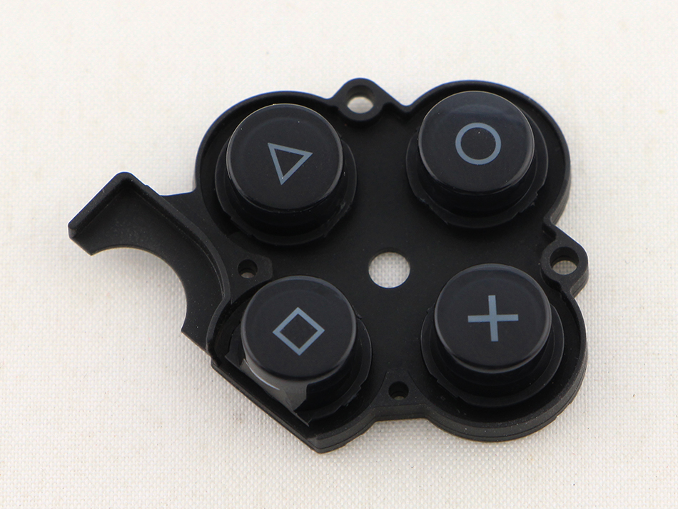 Original Keystoke With D-PAD Rubber for PSP 3000 - Black - Westingames