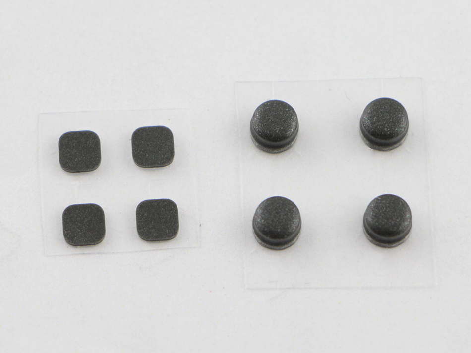 Original Rubber Nubs Screw Covers Set Replacement Parts for NEW 3DS XL ...