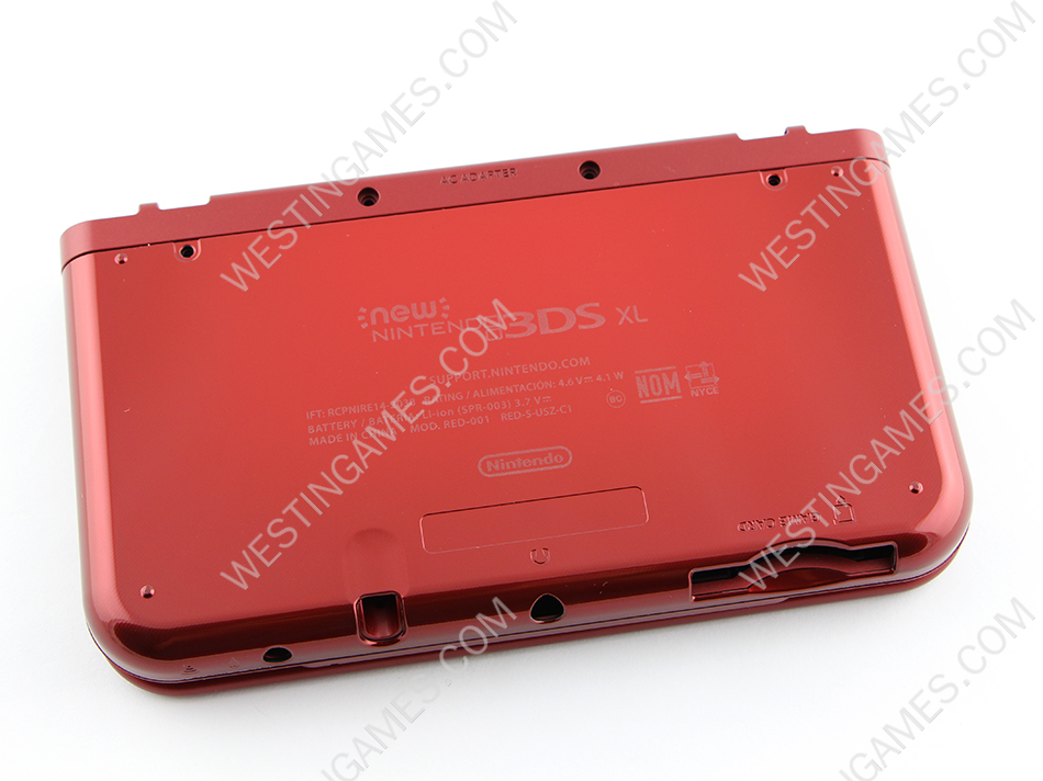 3ds metallic red shell