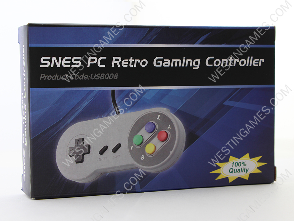 New Super Famicom SFC Snes Controller Gamepad with Packing for PC USB ...