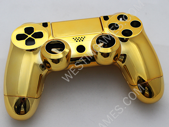 ps4 controller gold chrome