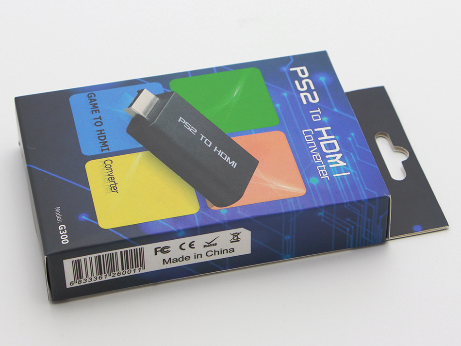 New PS2 to HDMI HD Audio Video Cable Converter Adapter with 3.5mm Audio ...