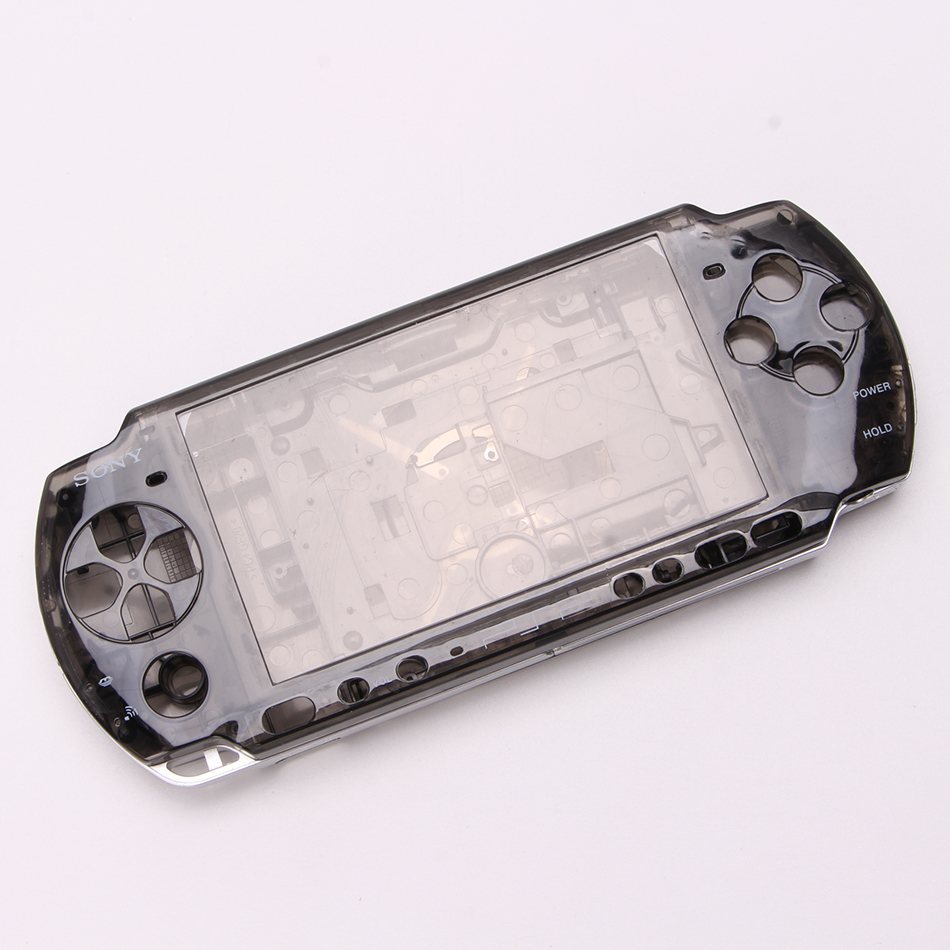 Complete Housing Shell Case Replacement for PSP 3000 Clear Black ...