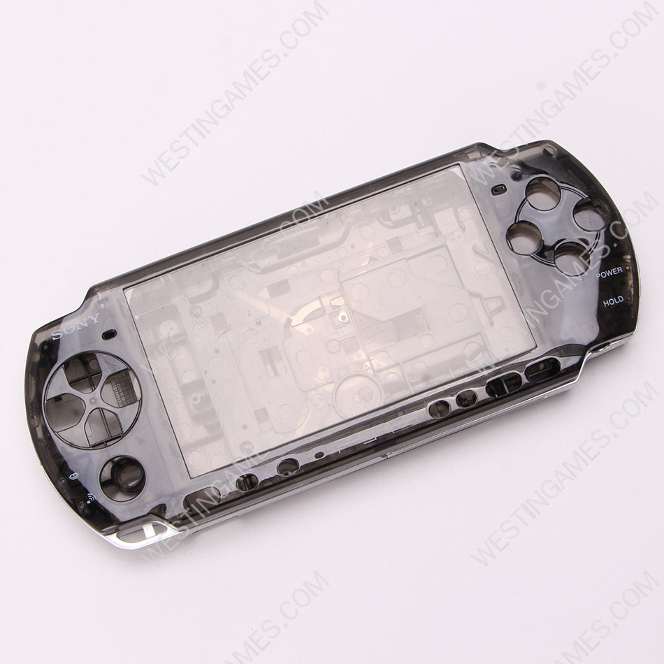 Complete Housing Shell Case Replacement for PSP 3000 Clear Black ...