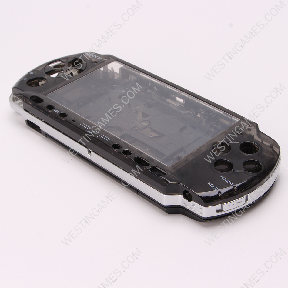 Complete Housing Shell Case Replacement for PSP 3000 Clear Black ...