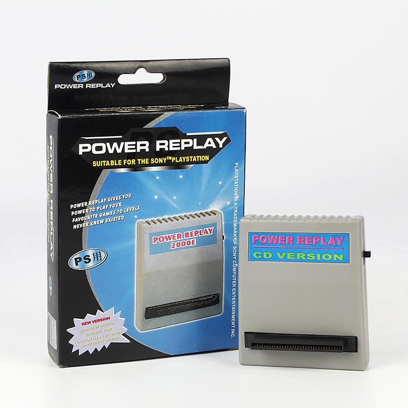 PS1 PS Action Card Power Replay Game Cheat Cartridge for Playstation1 ...