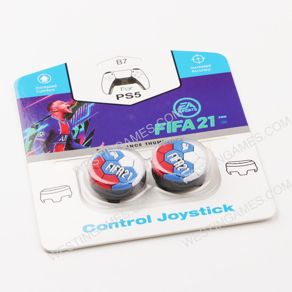 FPS Thumb Grip Cap Analog Stick Covers for PS5 Controller - FIFA Blue ...