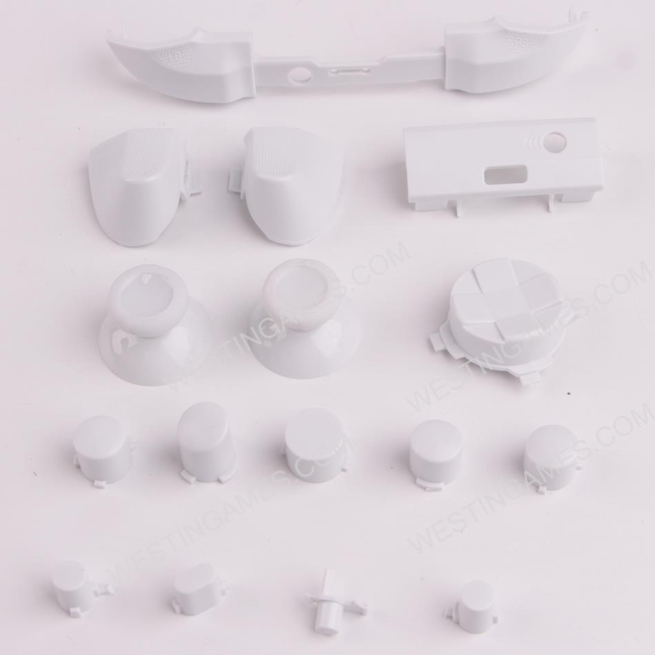 Full Set Dpad ABXY Grips Stick Bumpers Triggers Buttons Replacement for ...